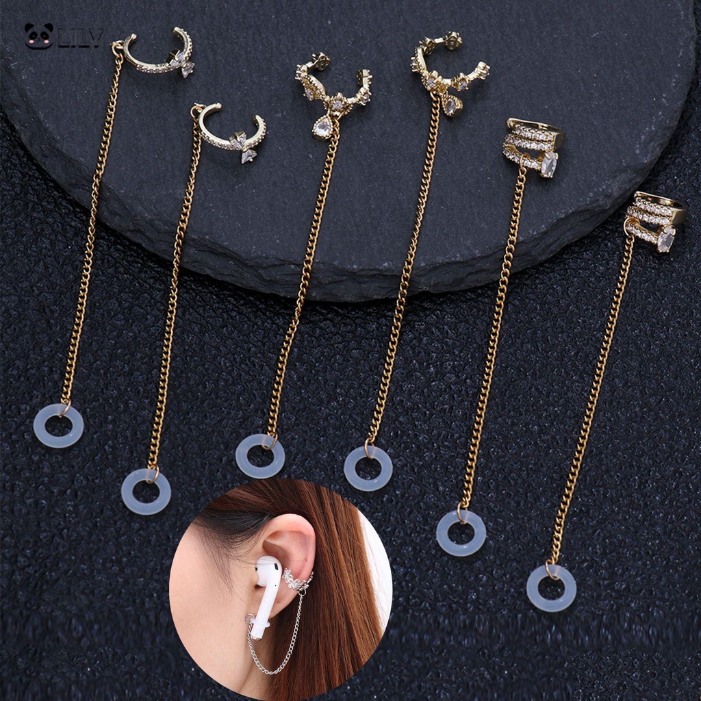 LILY Metal Anti-lost Ear Clip Anti-fall Protective Case Earhook ...