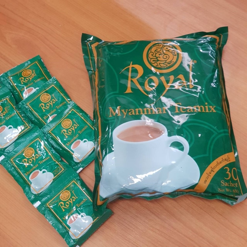 ชาพม่า Royal Myanmar tea mix ชานมพม่า 3in1 (มีโค้ด NEWMIRY0000 ...