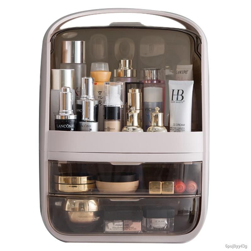 Large Cosmetic Storage Box Dormitory Desktop Jewelry Box Organizer Box