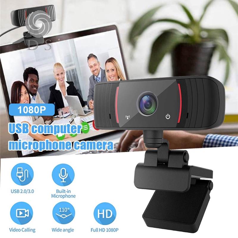 1080P HD Webcam Computer Web Camera with Microphone for Desktop Laptop ...