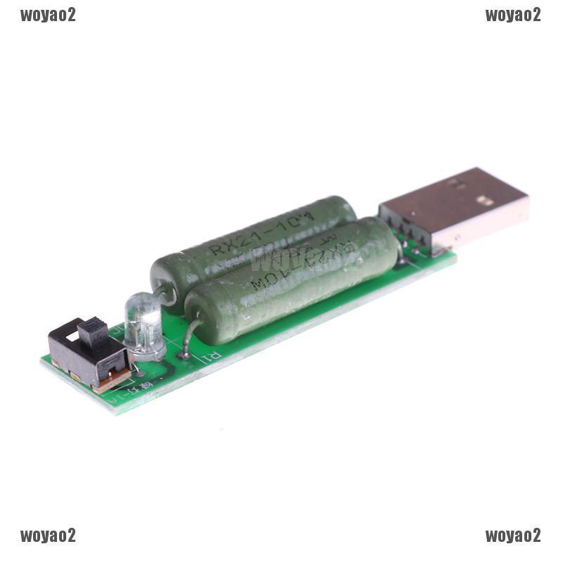 USB Mini Discharge Interface Load Resistor พร้อมสวิทช์ 2 A 1A สีเขียว ...