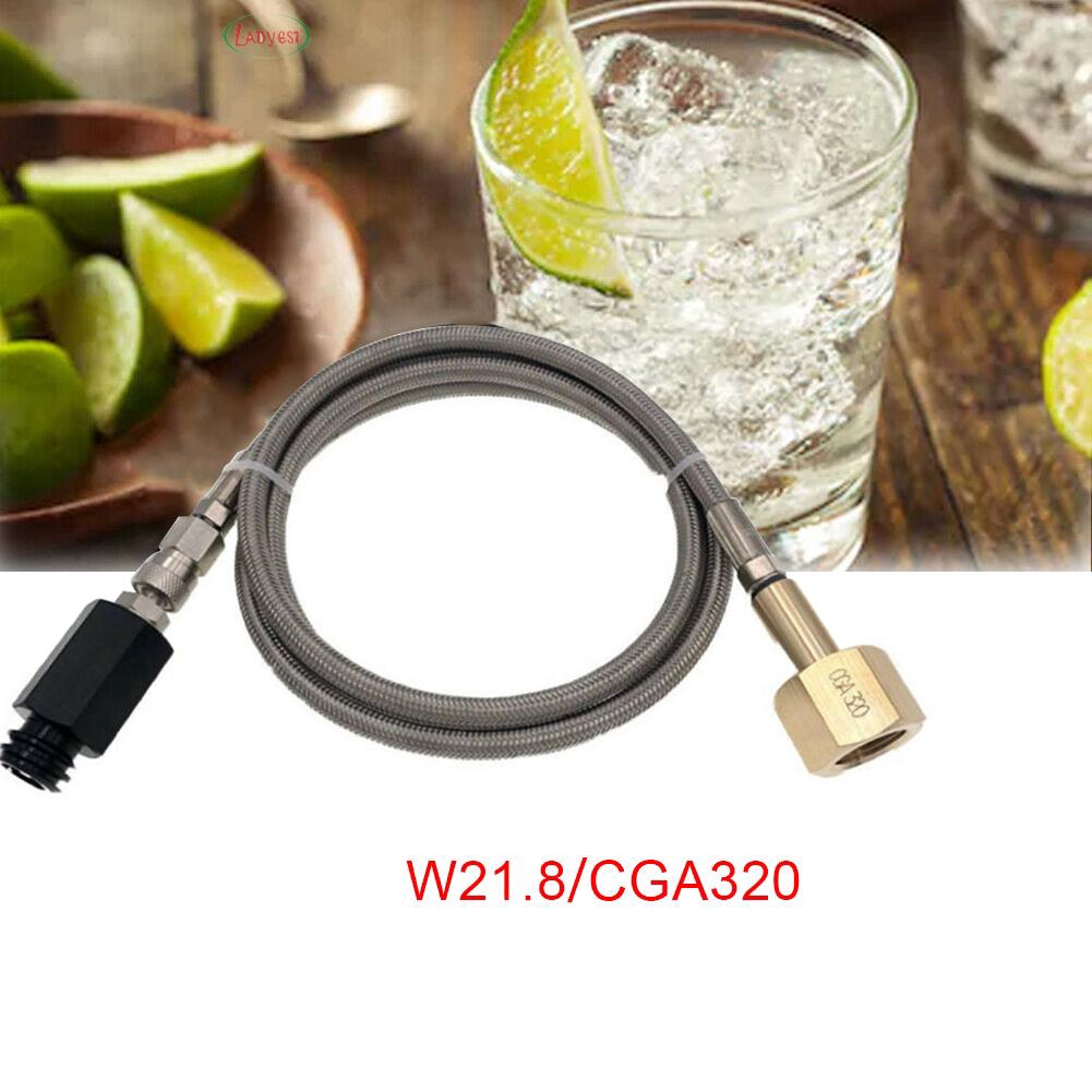 Connector Quick Disconnect Kit High pressure hose For SodaStream Soda Maker Co2 Tank Adapter ...