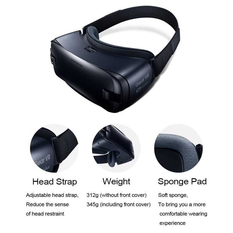 vr แว่นตา：Gear VR 4.0 3D Glasses VR 3D Box for Samsung Galaxy S9 S9lus S8 S8+ Note7 Note 5 S7 ...