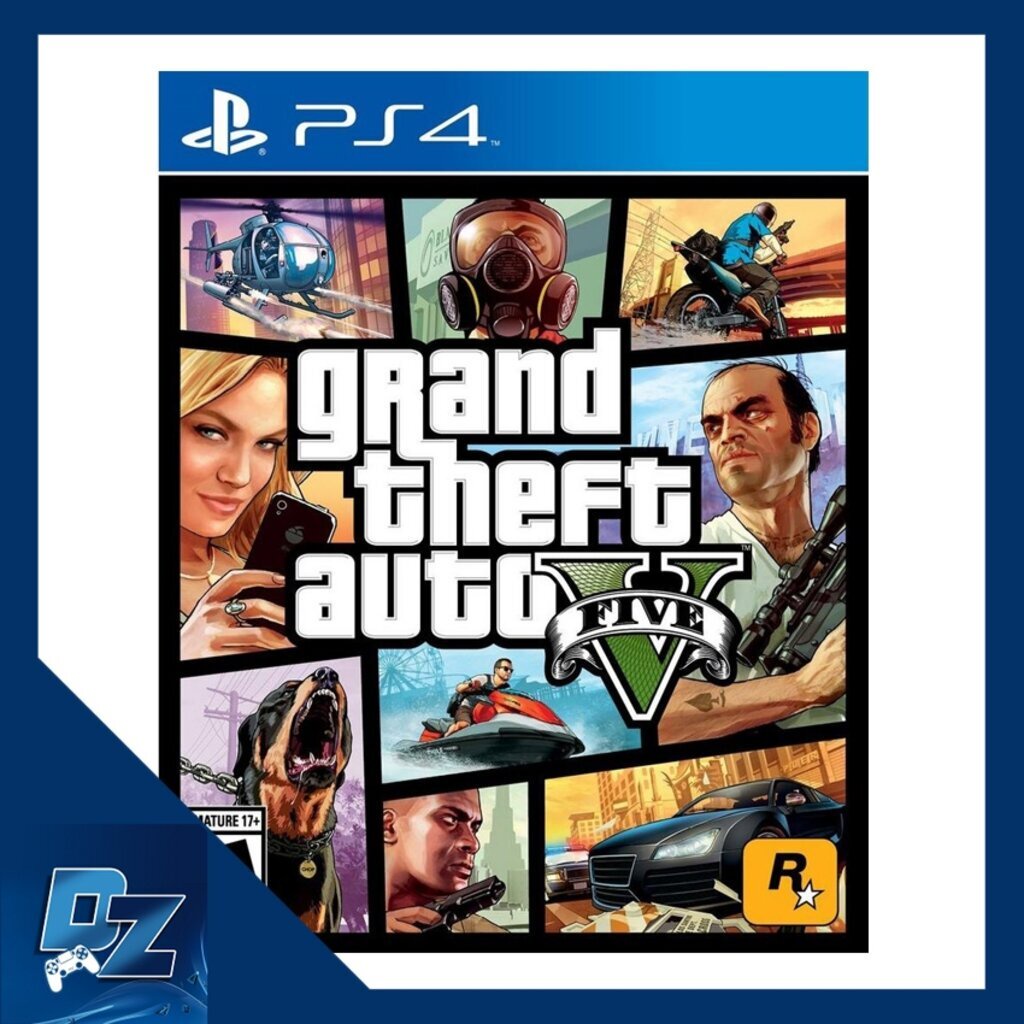 GTA V Grand Theft Auto V PS4 Games Premium Edition มือ 1 New [แผ่นเกมส์ ...