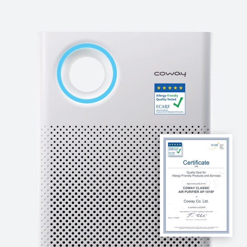 Saleท้า ฝุ่น PM2.5 เครื่องฟอกอากาศ Coway รุ่น AP-1018F Air Purifier - watashipiung - ThaiPick