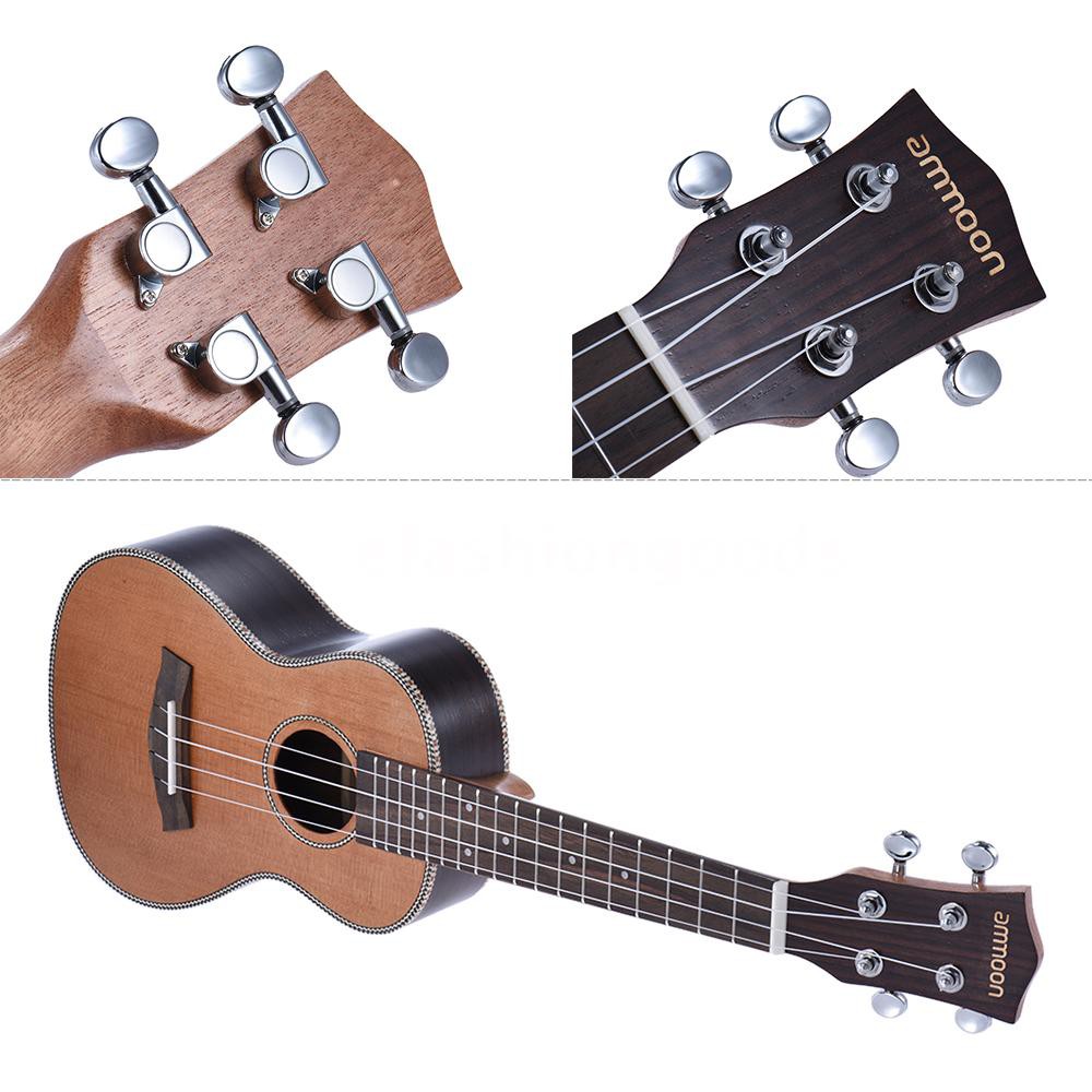 （COD）ammoon 24" Korean Pine Acoustic Concert Ukulele Ukelele Uke Wooden ...