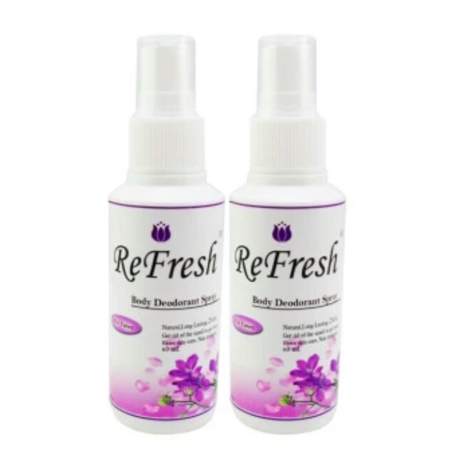 Refresh Deodorant Spray สเปรย์น้ำหอมระงับกลิ่นกาย CK1 Unisex 60ml. แพ็ค ...