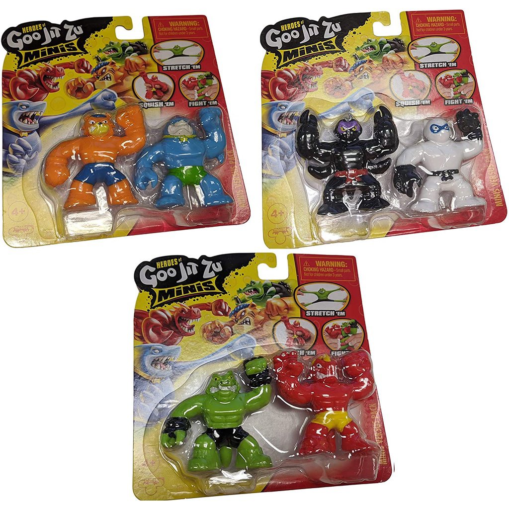 Heroes of Goo Jit Zu Minis Versus Bundle - Pantaro, Scorpius, Thrash ...