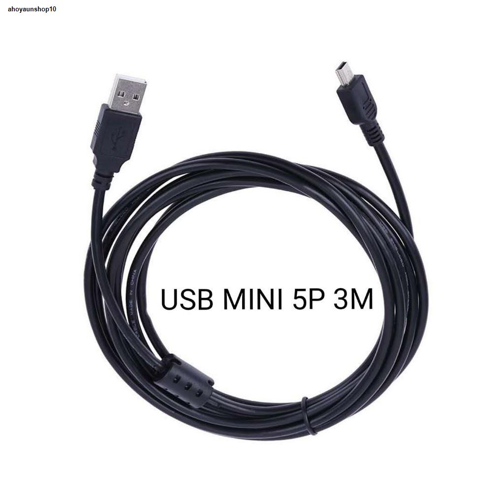 จัดส่งที่รวดเร็วสาย USB 2.0 Am to mini 5p 1.8m 3m 5m - ahoyaunshop10 - ThaiPick