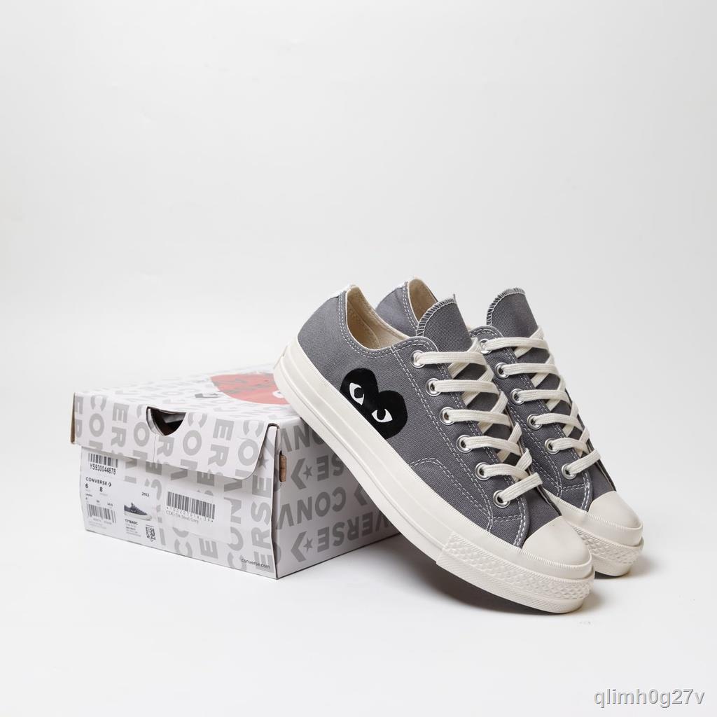 Converse play Comme des Garcons 70s ox Steel Grey CDG shoes ...