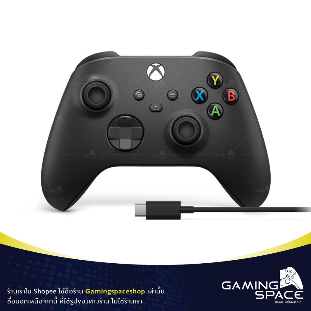 XBOX SERIES จอย Xbox Wireless Controller Carbon Black Usb Type-c Cable ...