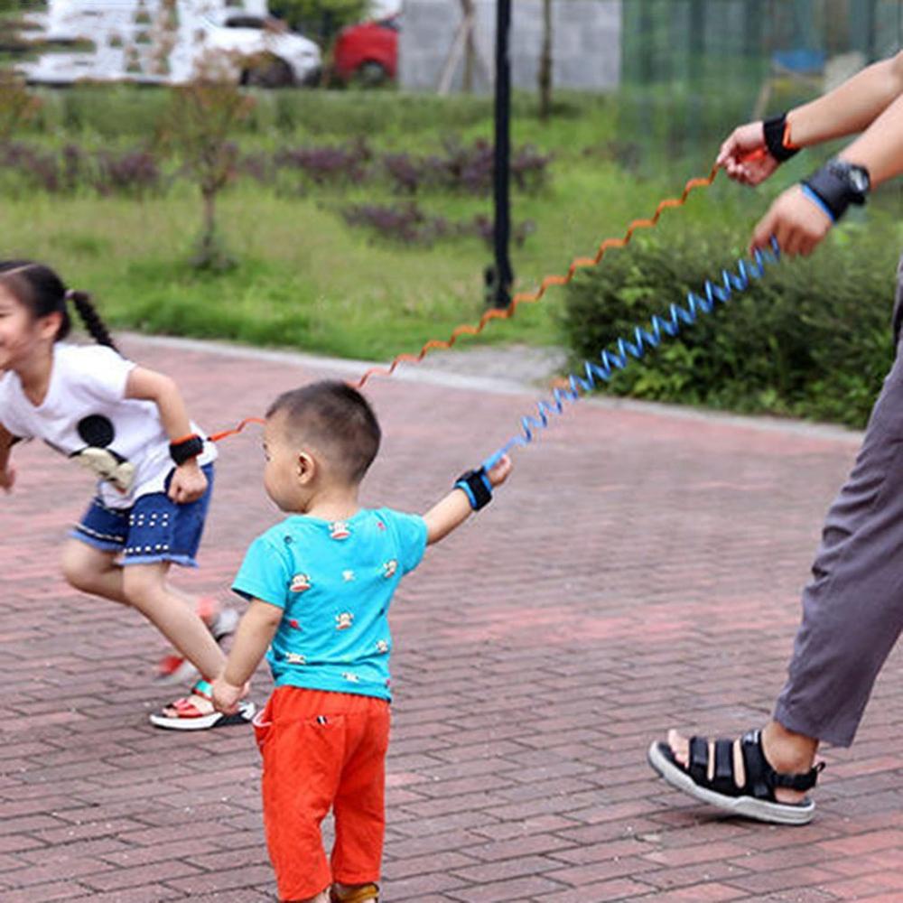 1.5m Adjustable Children Kids Safety Anti-lost Wrist Link Band Bracelet ...
