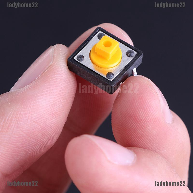 ปุ่มกดชุดฝาครอบ Momentary Lh & Cap 12x12 X 7 . 3 . 3 สําหรับ Arduino ...