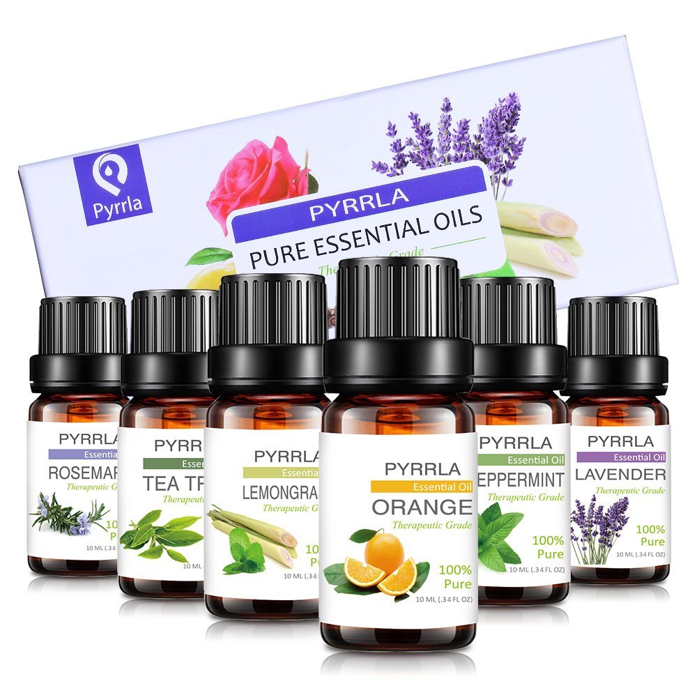 Pyrrla 10ml 6piecesset with Gift box Pure Essential Oil Humidifier ...