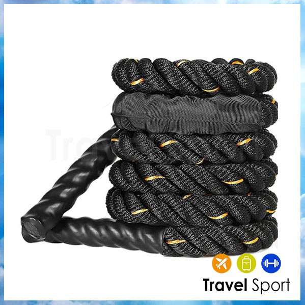 Battle Rope ยาว 12 เมตร เชือกสะบัด - travelsport - ThaiPick