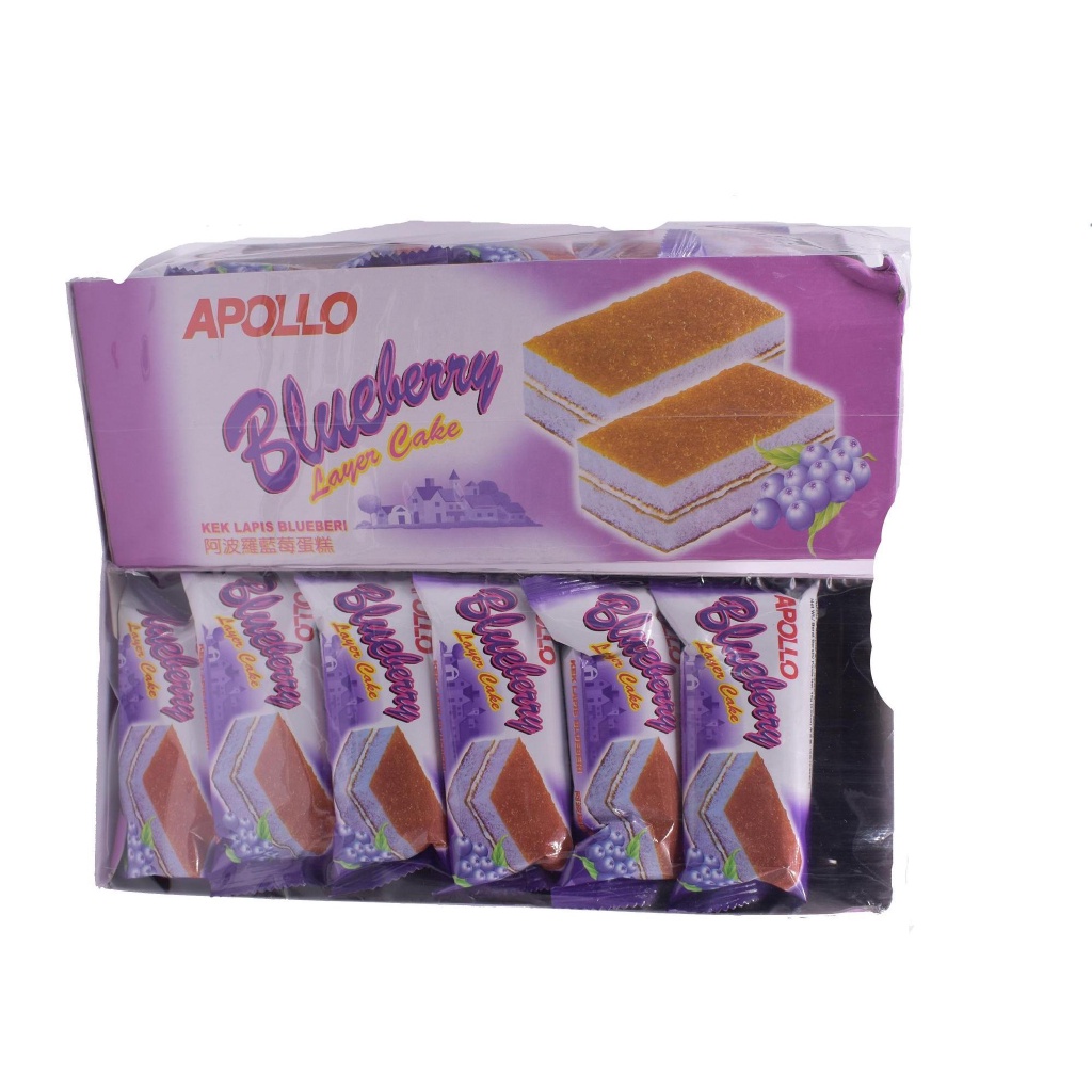 รส บลูเบอรี่ Apollo blueberry layer cake - thirtyonemart - ThaiPick