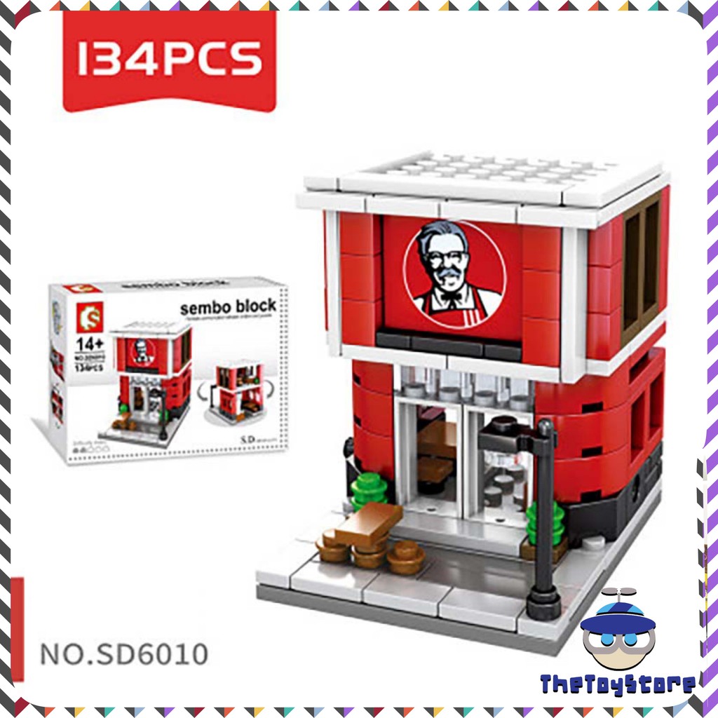 ตัวต่อ SEMBO BLOCK (134 ชิ้น) : TheToyStore ร้านค้า อาหาร KFC เคเอฟซี ไก่ทอด ของเล่น ของสะสม ...