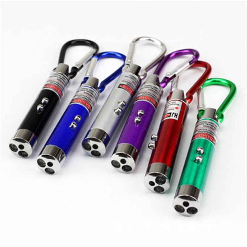 High Quality 3 In 1 Red Laser Pen 1mV 49 Feet Laser Mini LED Flashlight ...