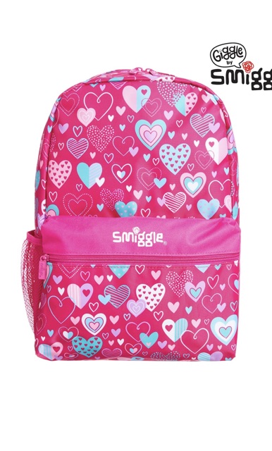 smiggle backpack ️สมิกเกิ้ลกระเป้าเป้ 2 ซิป มีสีฟ้า1 ชมพู1 - paepls ...
