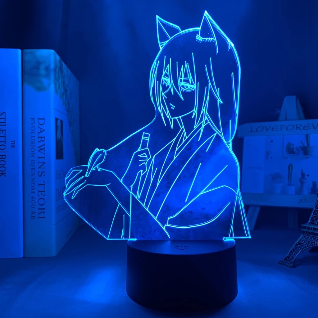 Anime Led Light Kamisama Kiss Tomoe Figure for Bedroom Decor Night ...