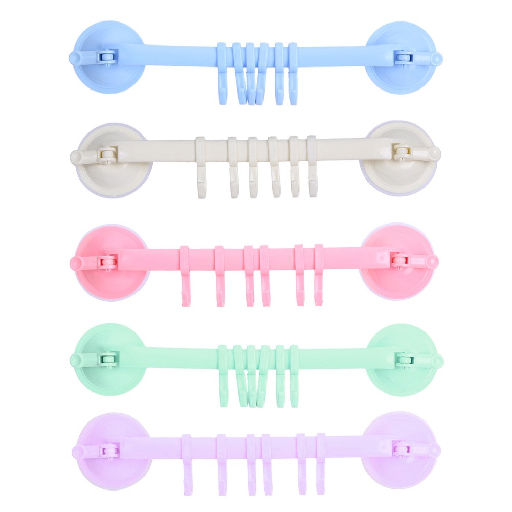 [HIGHPLES] Adjustable Suction Cup Hanger Vacuum Suction Ra Kitchen ...