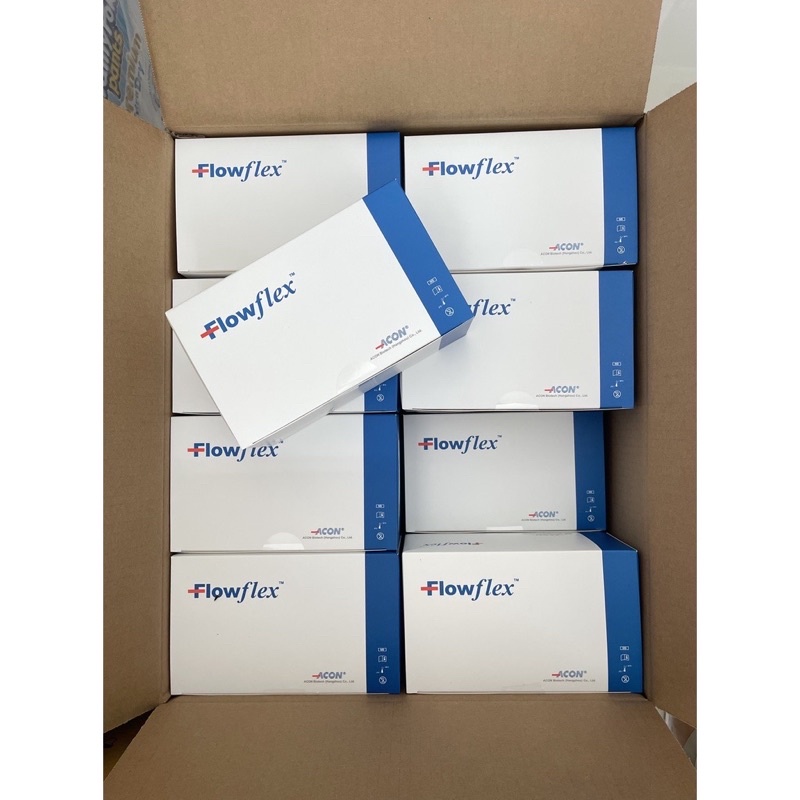 พร้อมส่ง flowflex มี25ชุดใน1กล่อง 125 (1กล่อง บรรจุ 25 ชุดเทส) รุ่นจมูก ...