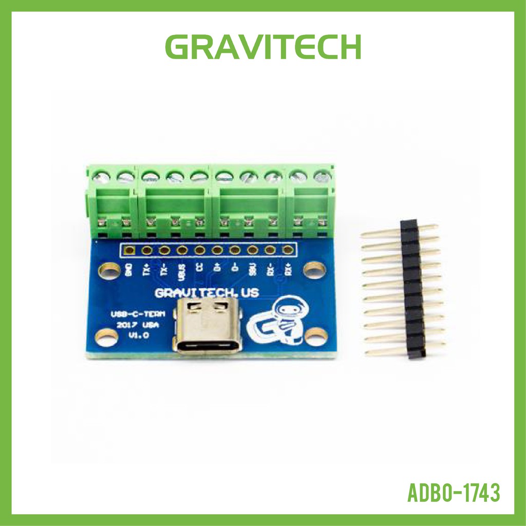 [Gravitechthai]USB Type C Breakout Board | Shopee Thailand