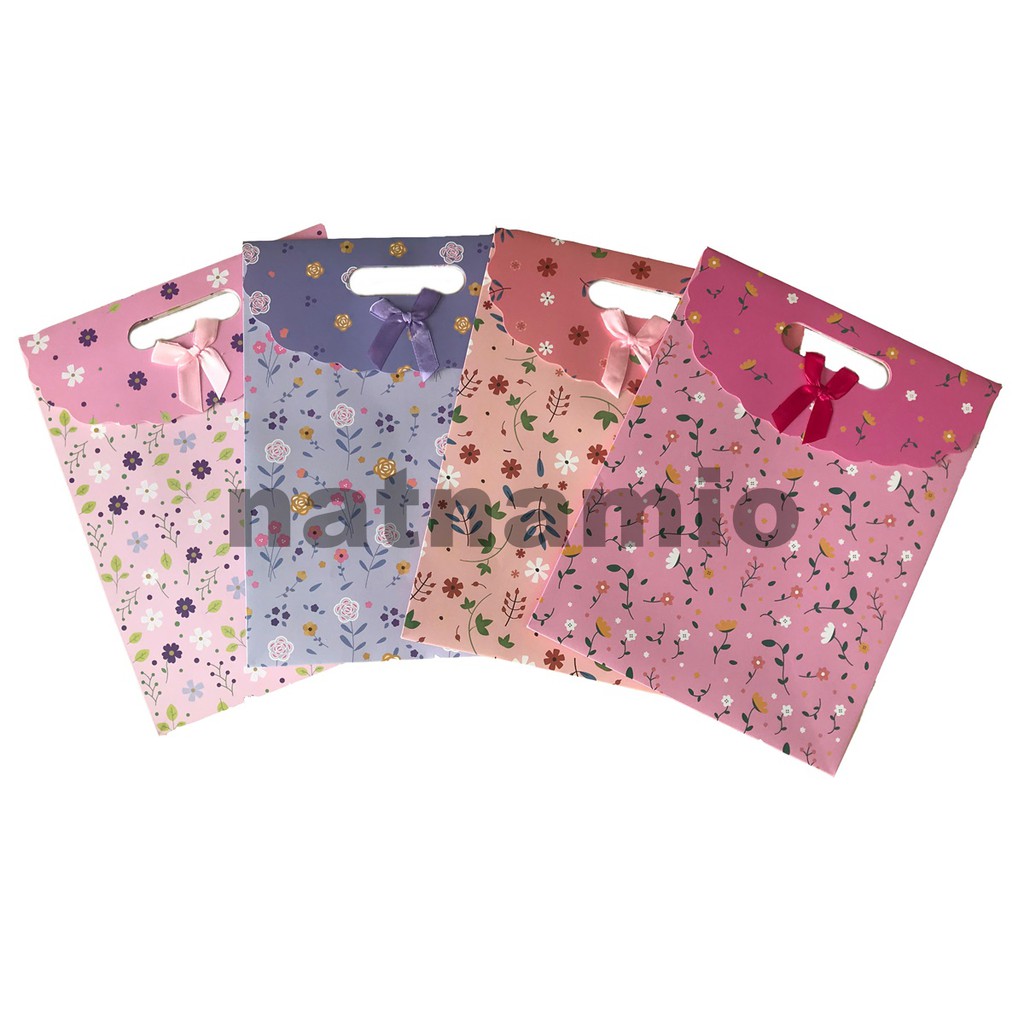 ถุงกระดาษ ถุงแฟชั่น ถุงของฝาก ถุงของขวัญ ถุง ฝาปิดF3 แพค12ใบ รหัสPAB040 ...