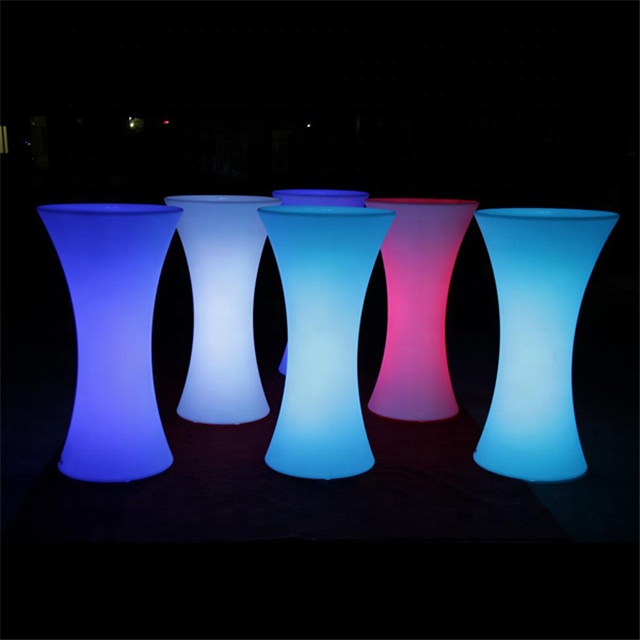 [Promotion] Bar Table Glowing LED Bar Furniture Light up Cocktail Table ...