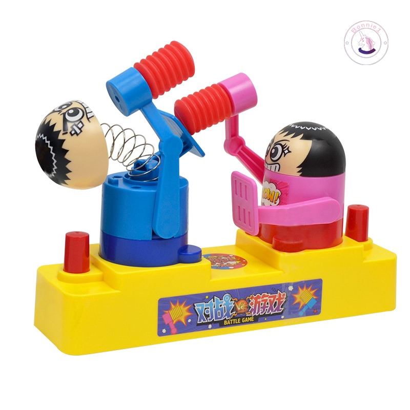 Kids Toy Against Man Hit Head Fighting Puppets Parent-Child Interaction ...