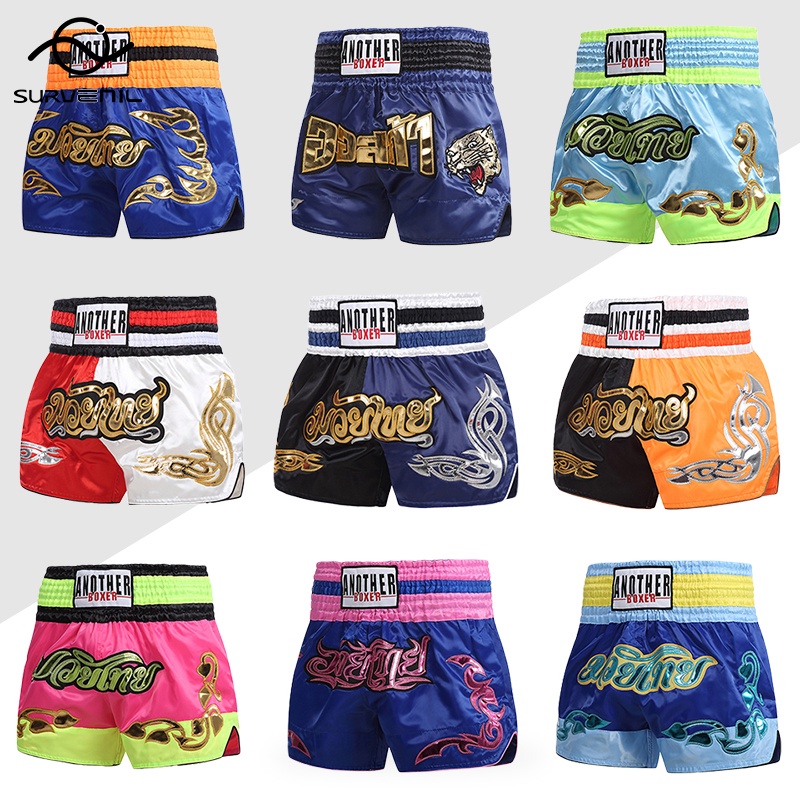 Muay Thai Shorts Free Combat Mixed Martial Arts Boxing Training MMA ...