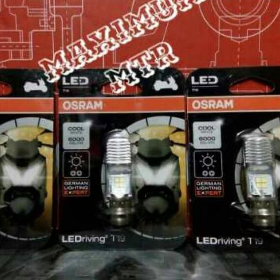 Osram ไฟ Led T19 Ac Dc - M5 - K1 - H6-6000 Kelvin - สีขาว - สีขาวเย็น - ดั้งเดิมโอซรัม 100 ...