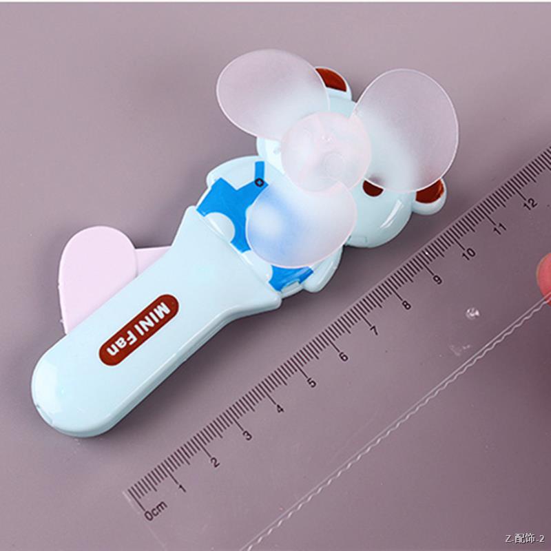 1Pc Mini Fan Portable Hand Fan Cartoon Pigs Bear Cubs Hand Pressure Fan ...