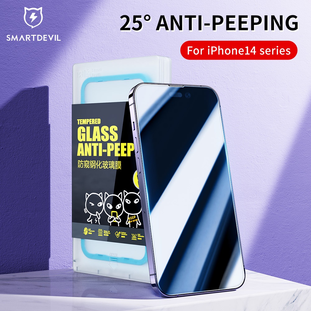 Smartdevil 9H 25 ที่ดีที่สุดฟิล์มกระจกนิรภัยกันรอยหน้าจอ แบบเต็มจอ เพื่อความเป็นส่วนตัว สําหรับ ...