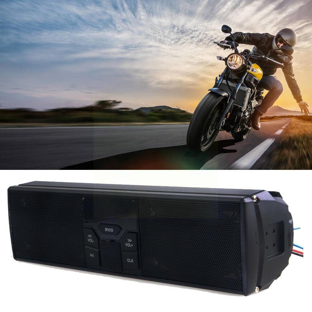 Ready StockLed Display Motorcycle Bluetooth Audio Sound System Radio ...