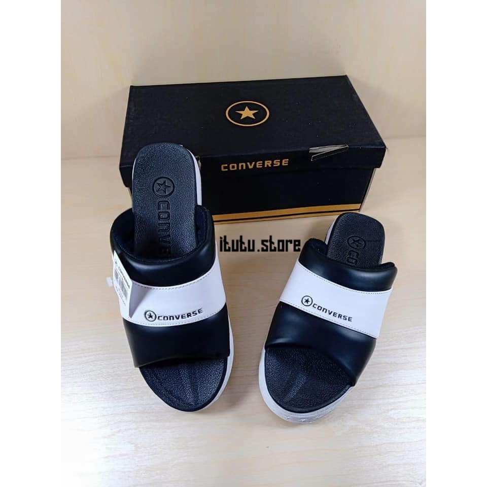 รองเท้าแตะ Converse Trisco สีขาว / ดาวหนึ่ง / รองเท้าแตะ / Flip Flop ...