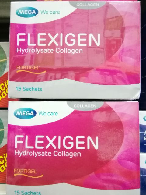 Mega we care Flexigen Hydrolysate Collagen (1กล่อง) เสริมสร้างคอลลาเจน ...