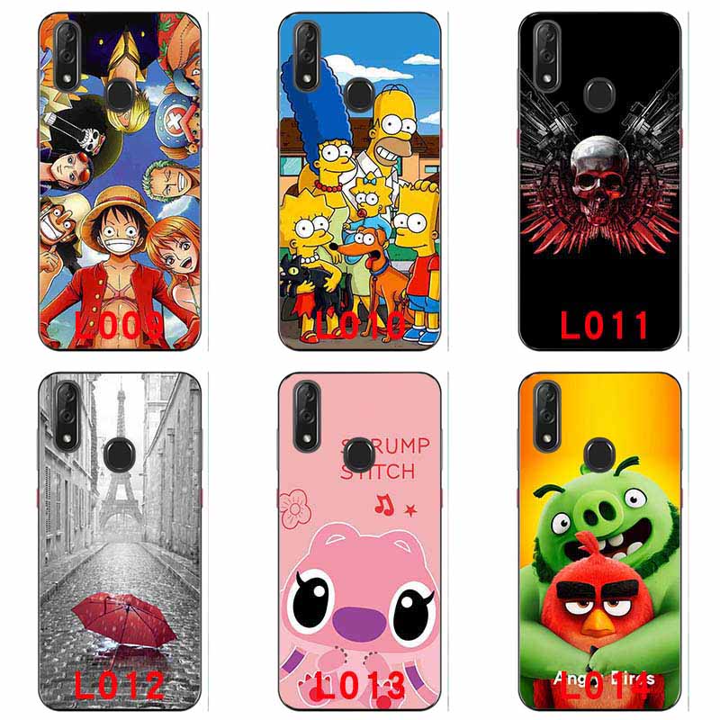 Soft silicone painted print case soft TPU Back cover Protective shell ...