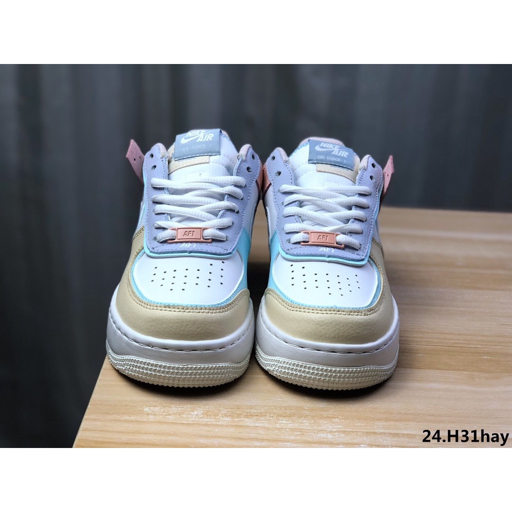 Nike Real Half Nike Air Force 1 รองเท้ากีฬาผู้ชายรองเท้าหุ้มเบาะรองเท้า ...