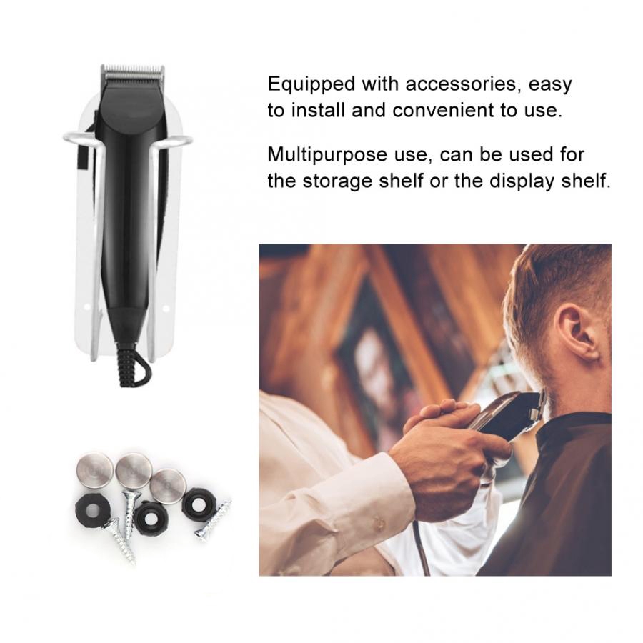 Hairdresser Stainless Steel Clipper Holder Display Rack Hair Clipper ...