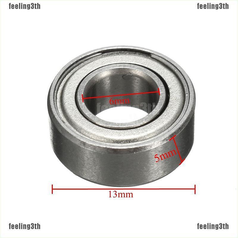 ADA 10Pc 686ZZ 6x13x5mm Miniature Ball Bearing 6*13*5mm Metal Shielded ...