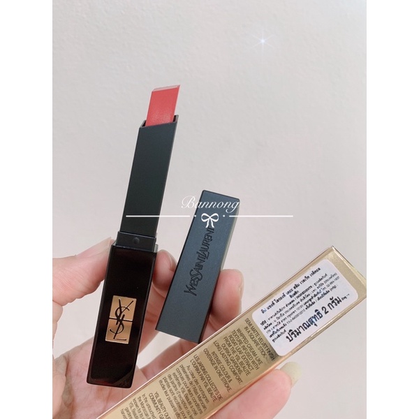 YSL Rouge Pur Couture the slim Velvet Radical 301 แท้ป้ายไทยผลิต2021 ...