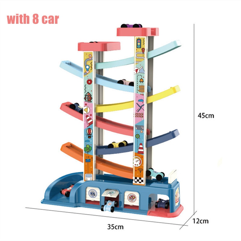 Racing Slide Track Car Baby Toys 0 36 Months 12 Months Toddlers Kids ...