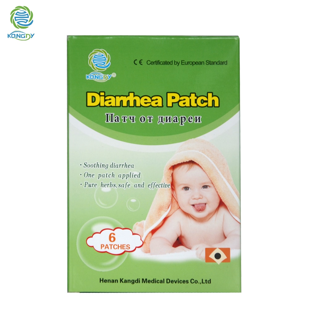 6 Pcs/Box KONGDY Baby Diarrhea Patch Herbal Ingredient Pediatric ...