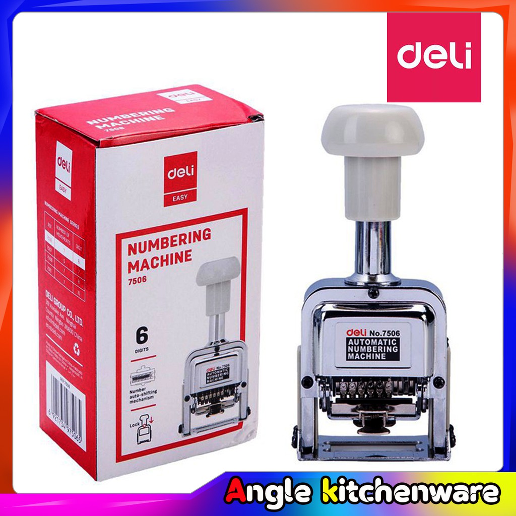 ส่งฟรี เครื่องรันนัมเบอร์ 7 หลัก Numbering Machine เครื่องปั้มโค้ด ...