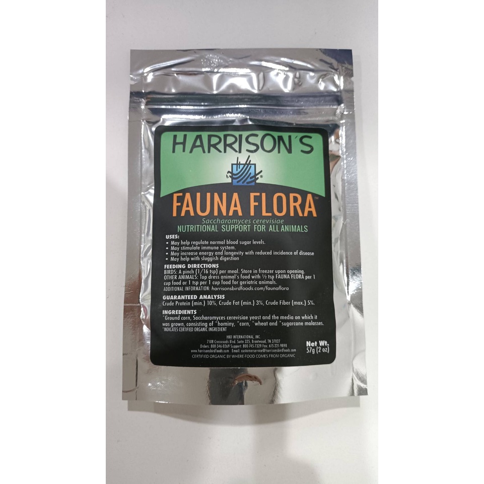 FAUNA FLORA-Harrison's bird foods วิตามินสำหรับนก 57 กรัม | Shopee Thailand