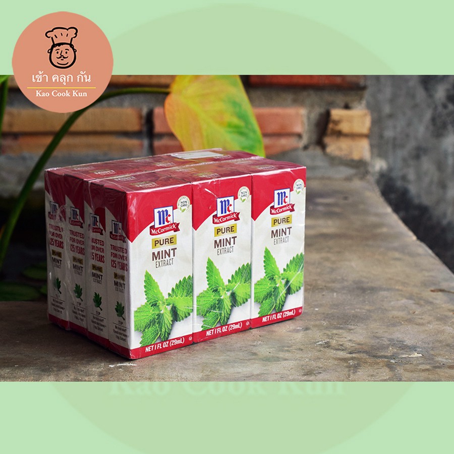 ยกแพค! McCormick ???????? Pure Mint Extract กลิ่นมินต์ 29ml ...