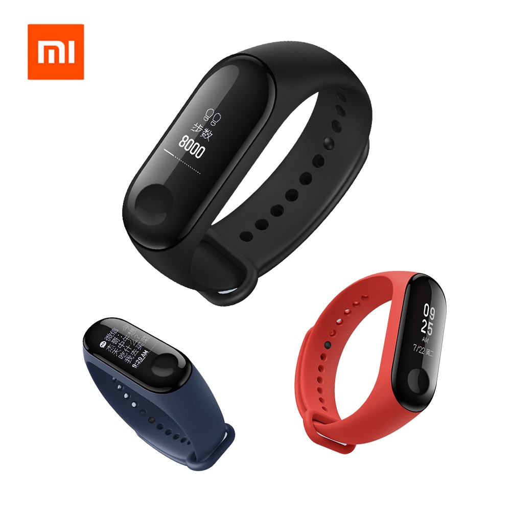 Original Xiaomi Mi Band 3 Miband 2 สร้อยข้อมือ ออกกำลังกายอัจฉริยะ แทรคเกอร์ miband 3 NFC ...
