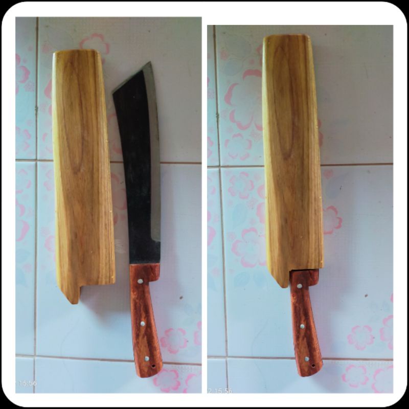 ฝักมีดไม้สักแท้ 1011121314 นิ้ว ฝักมีดไม้ ฝักมีดสวยๆ ฝักมีดเหน็บ เฉพาะ ...