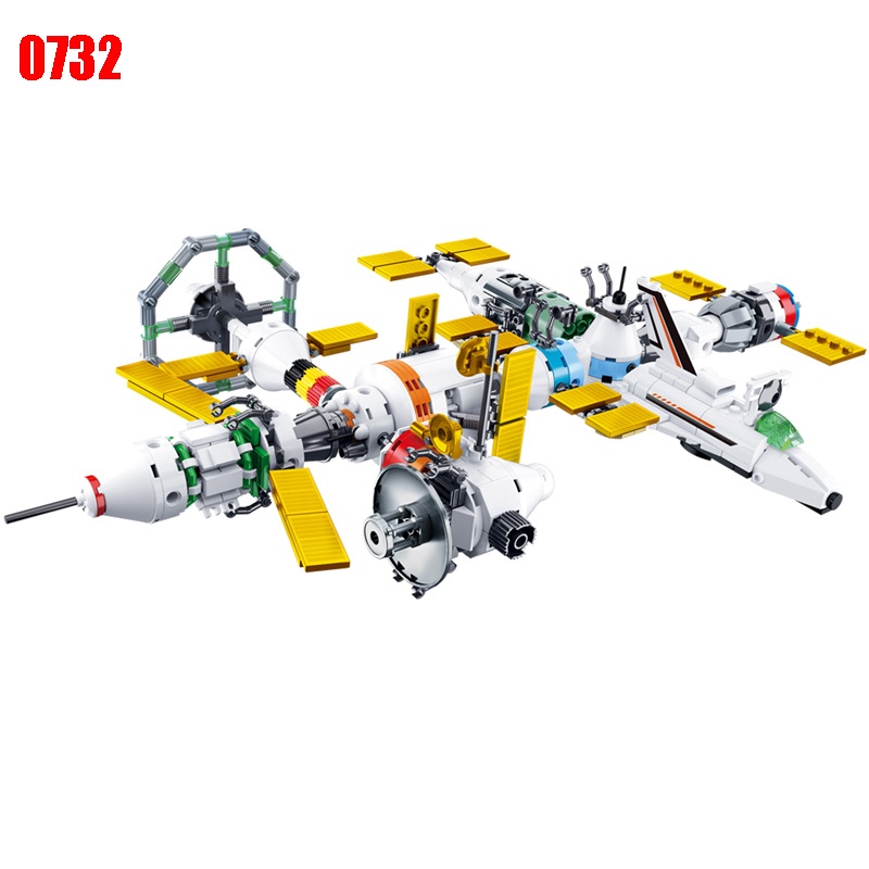 Sluban Explore Star Trek International Space Station Rover Car Rocket ...